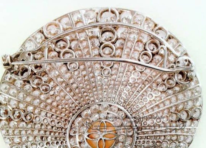 Vintage Reproduction 925 Sterling Silver 12.67 Cwt Rose Cut | Etsy