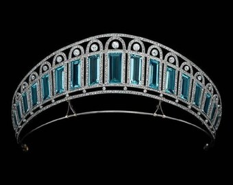 Wedding Tiara, Bridal Tiara Sterling Silver Handmade Tiaras/crown ...