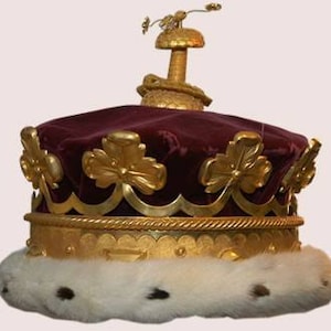 Vintage British Empire Coronet Crown Strawberry Leaf Brass Coronet ...