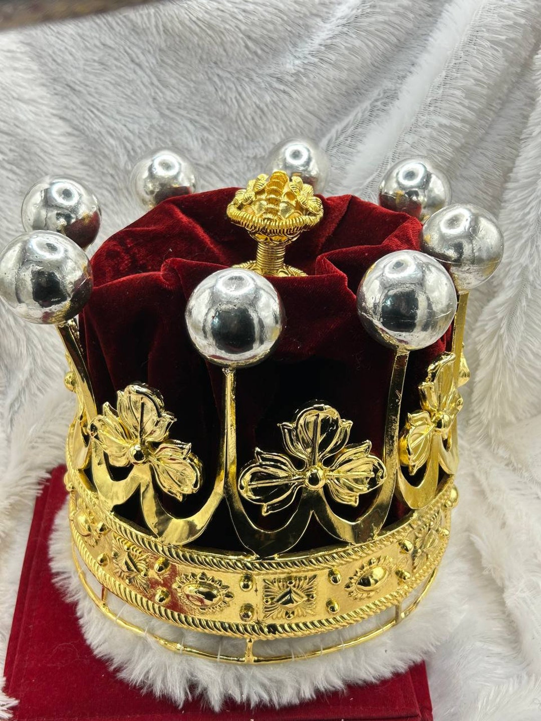 Vintage Reproduction British Coronet Strawberry Leaf Brass Crown - Etsy