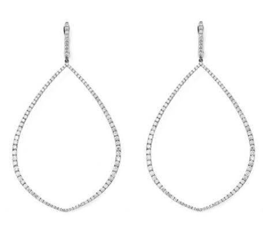 Art Deco Inspired 925 Sterling Silver "kate Middleton" Simulated ...