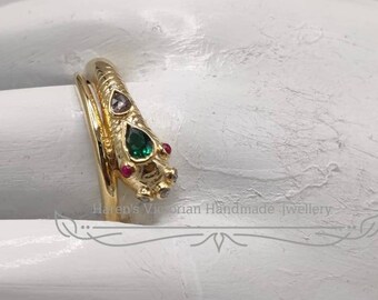 Queen Victoria Ruby Snake Ring - Etsy