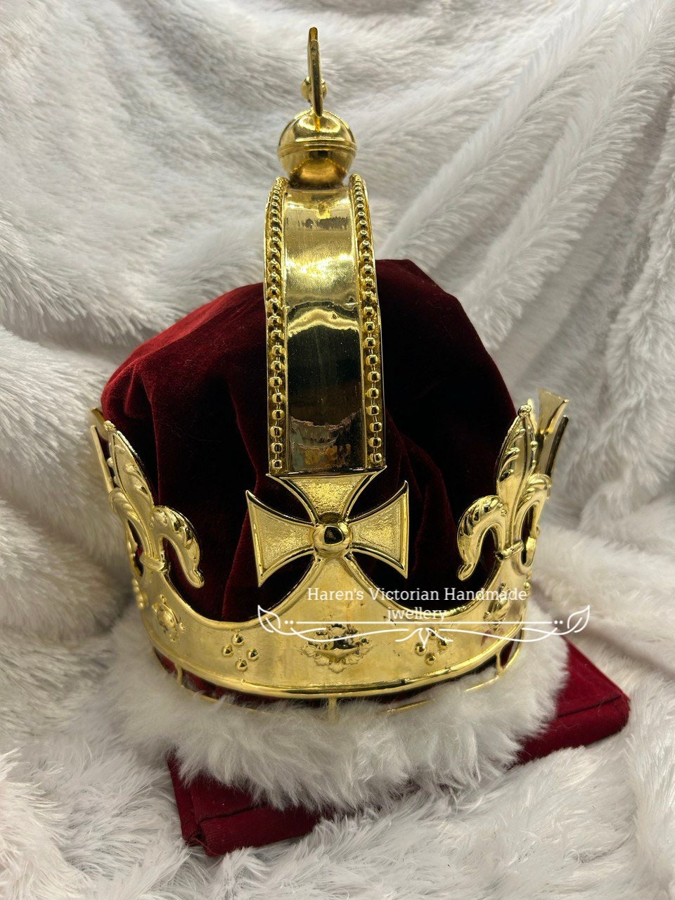 Antique Style British Coronet of George, Prince of Wales - Brass ...