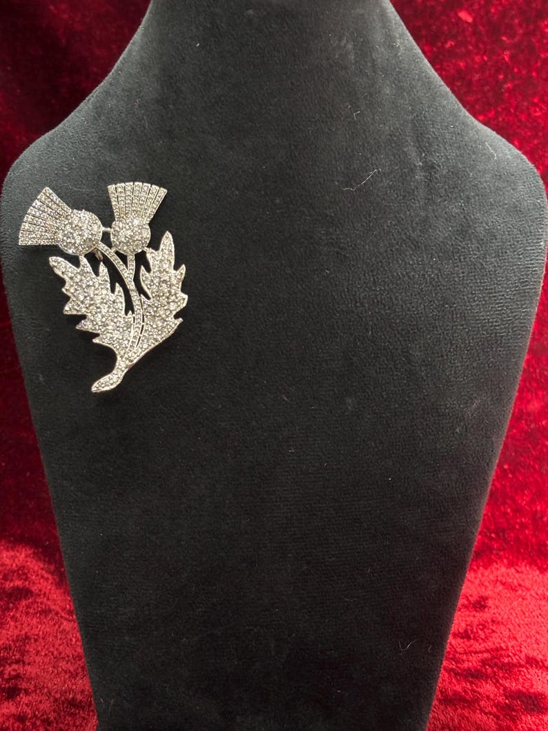Queen Elizabeth , Queen Mother Scottish Thistle Brooch , Flower Brooch ...