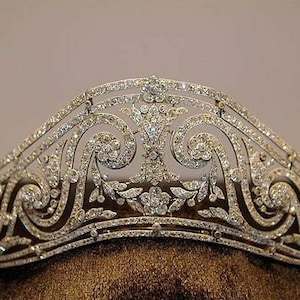 Art Deco 925 Sterling Silver Royal Tiara, for Her, Wedding Tiara ...