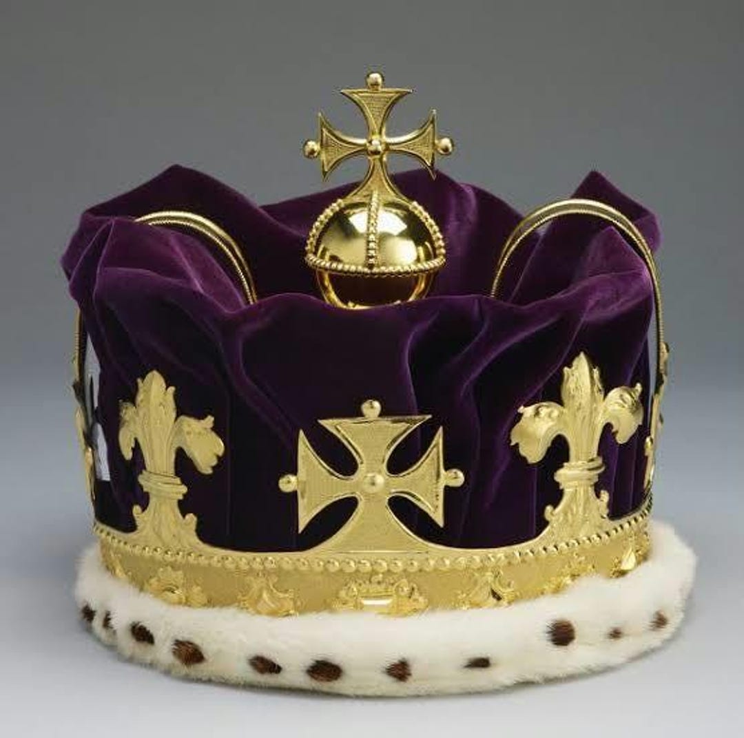 The Coronet of Fredrick, Prince of Wales Coronet in Brass and 18 K ...