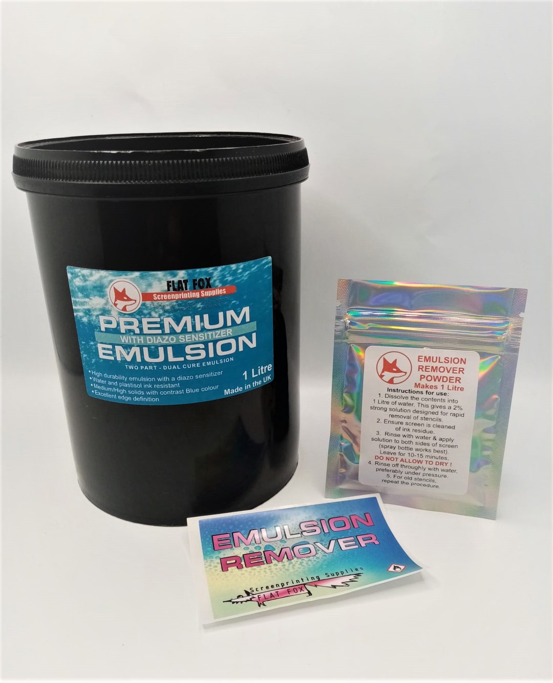 Screen Printing Emulsion & Stencil Remover Kit - Diazo Sensitizer - Etsy