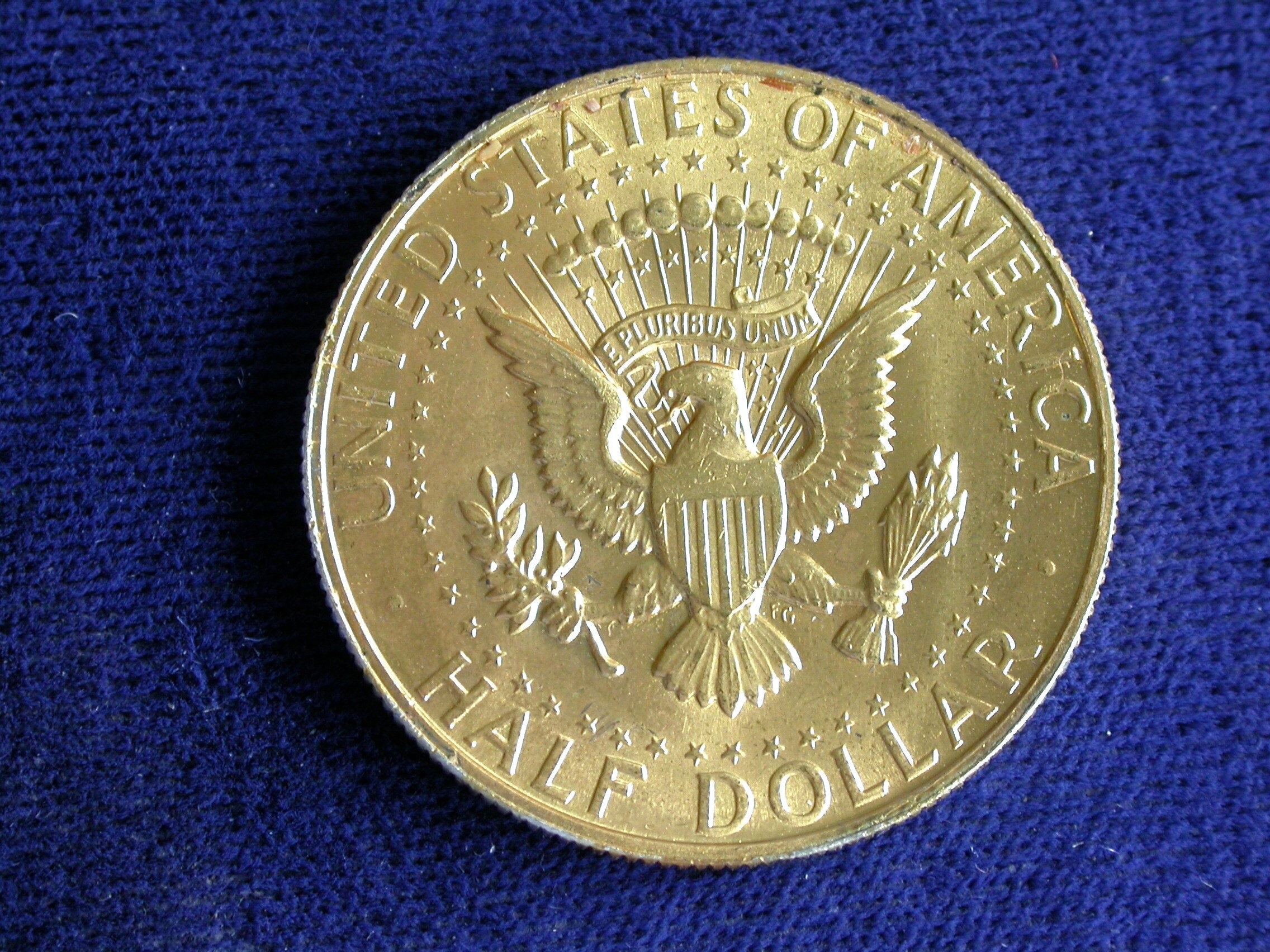Half Dollar Us Coin Back