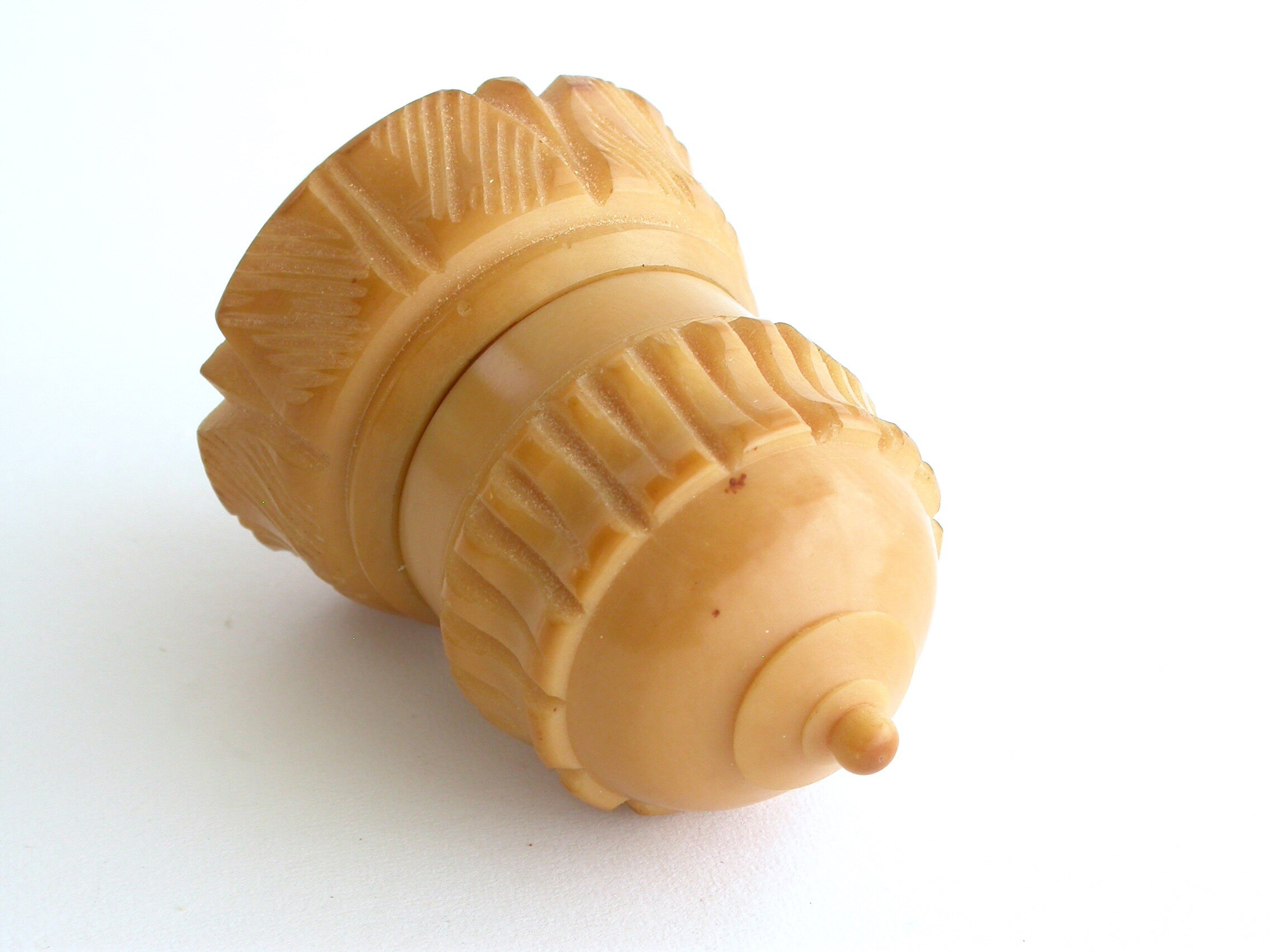 Late 19th Century Small Vegetable Ivory Sewing Case Containing - Etsy