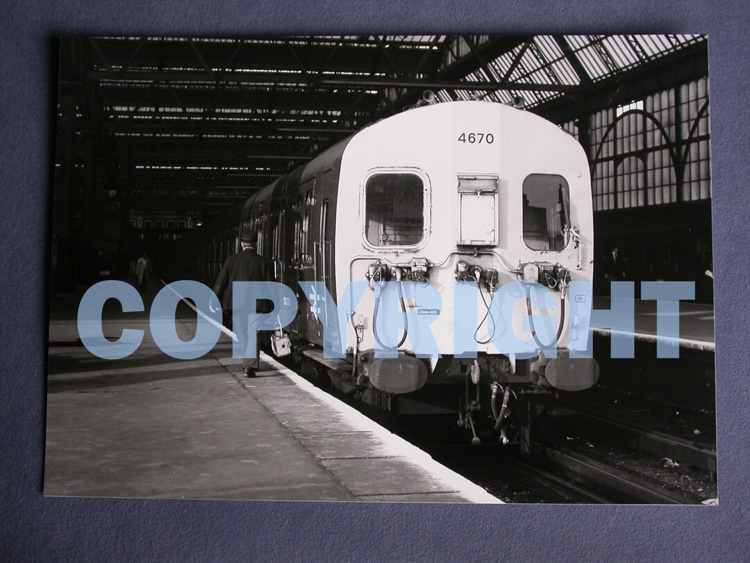 Large B&W Photograph British Rail Class 405 4SUB Electric - Etsy