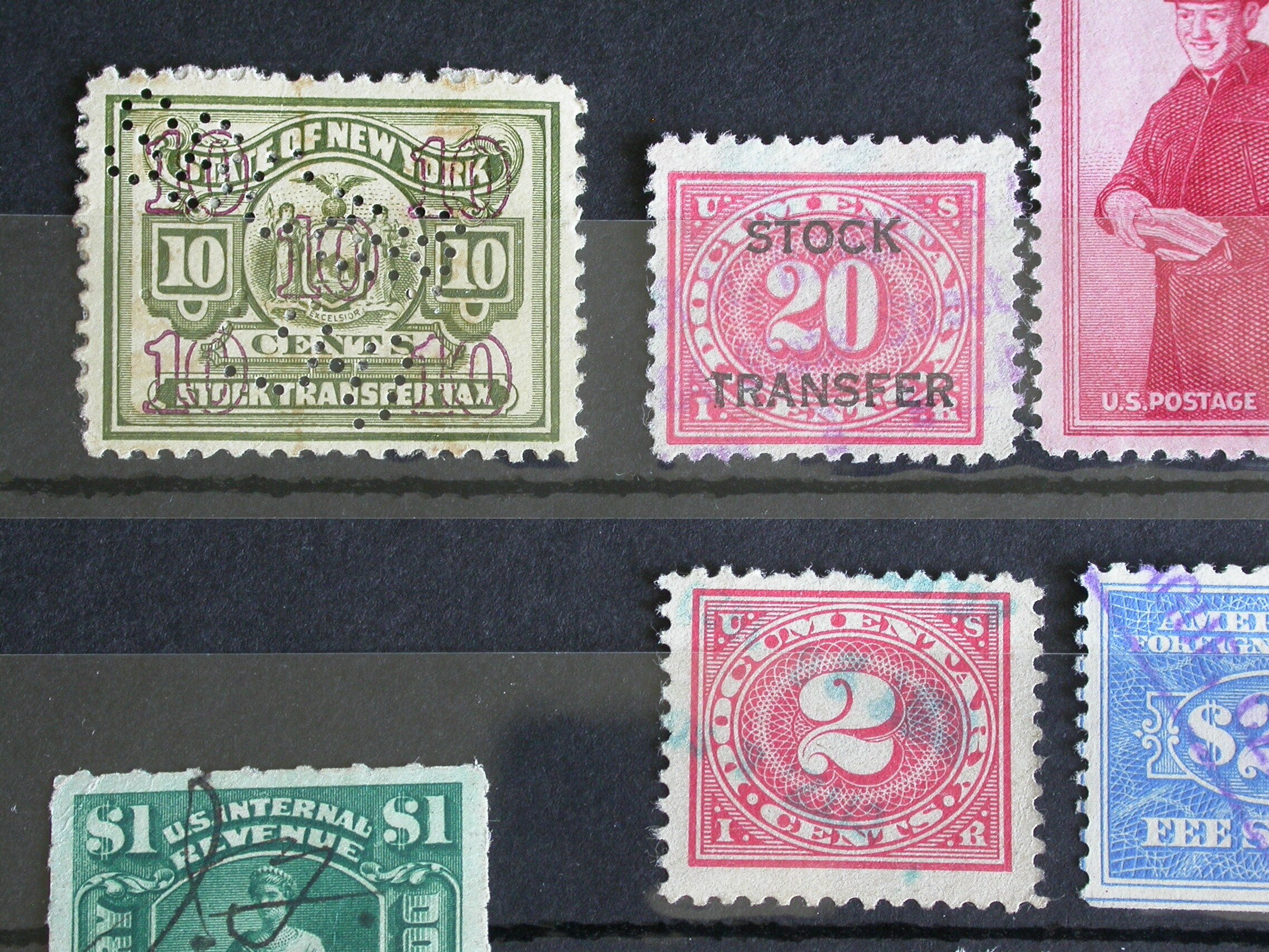 USA Small Collection of Official, Revenue & Stock Transfer Stamps - Etsy