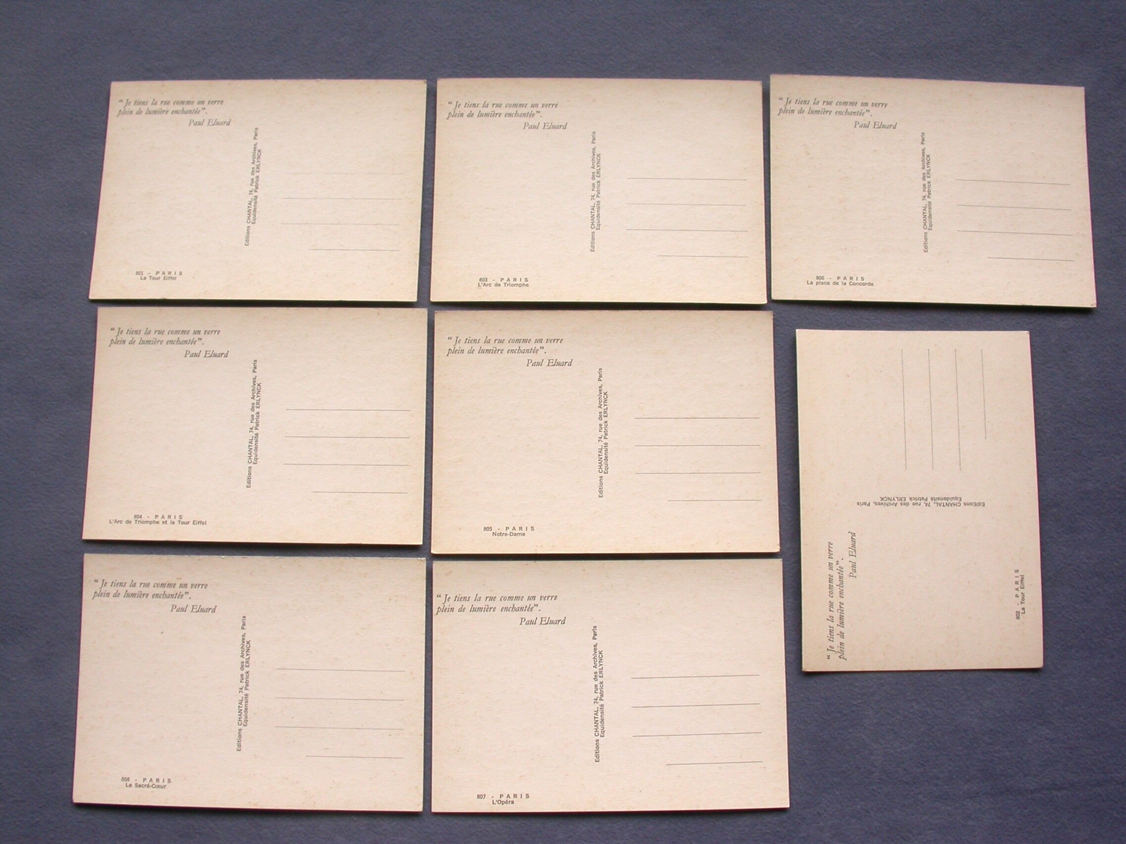 Set of Eight Rare and Unusual 1970s Psychedelic Postcards of - Etsy