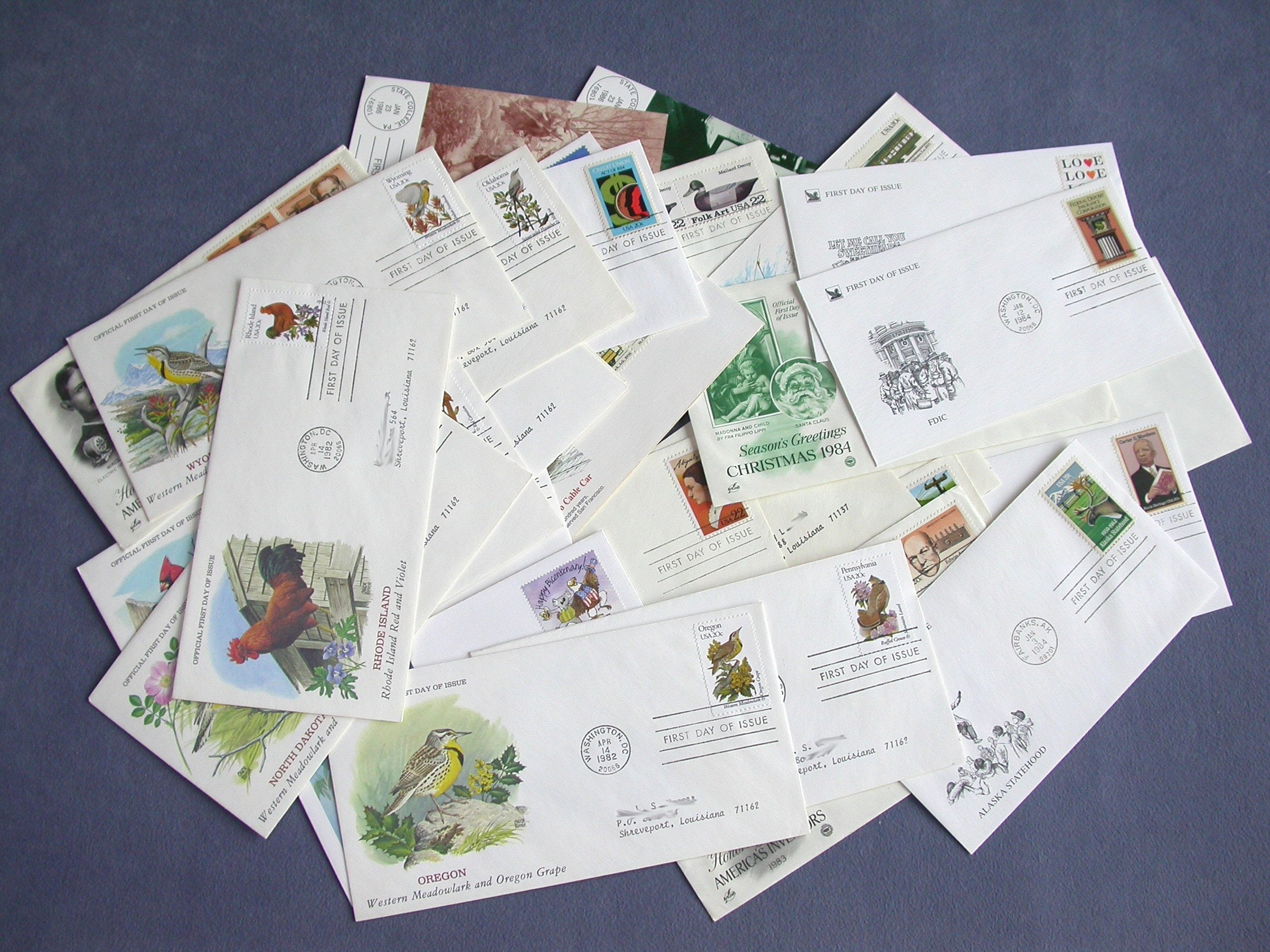 USA 25 X First Day Covers From the 1980s - Etsy