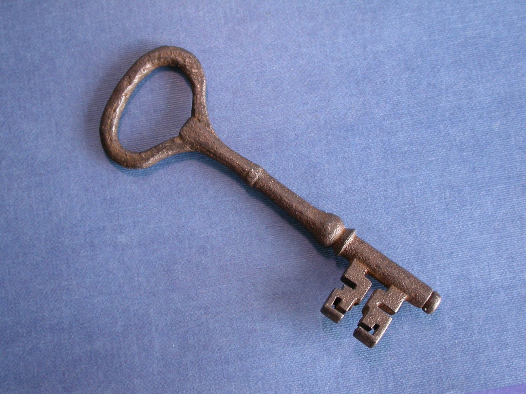 Antique Hand-forged Iron Rim Lock Key - Etsy