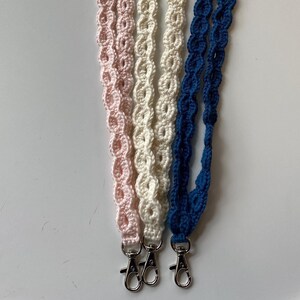 Crochet Lanyards Crochet ID Badge Holder and Key Hanger - Etsy