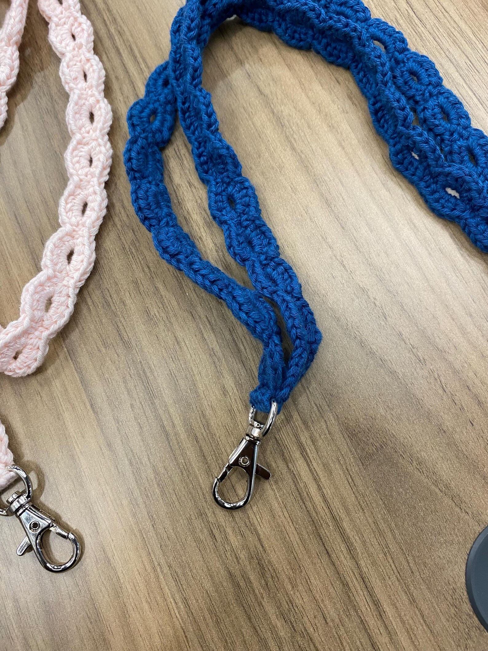 Crochet Lanyards Crochet ID Badge Holder and Key Hanger - Etsy