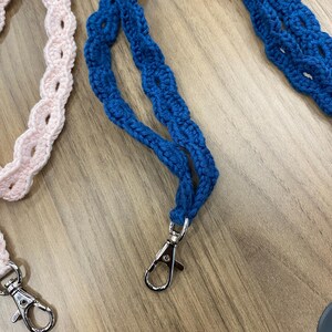 Crochet Lanyards Crochet ID Badge Holder and Key Hanger - Etsy