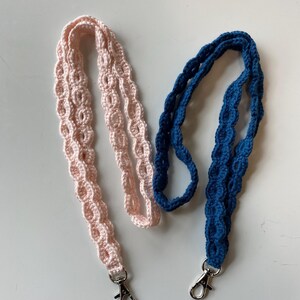 Crochet Lanyards Crochet ID Badge Holder and Key Hanger - Etsy