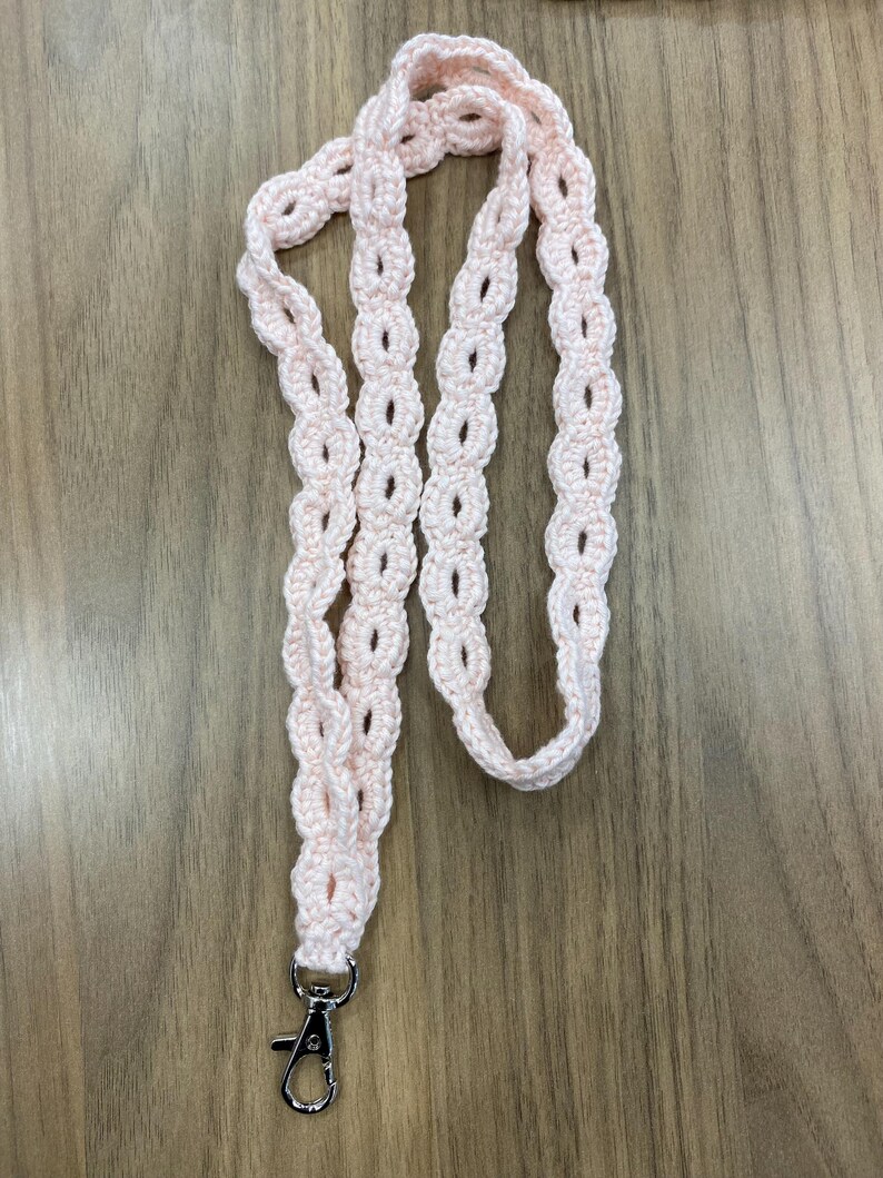 Crochet Lanyards Crochet ID Badge Holder and Key Hanger - Etsy