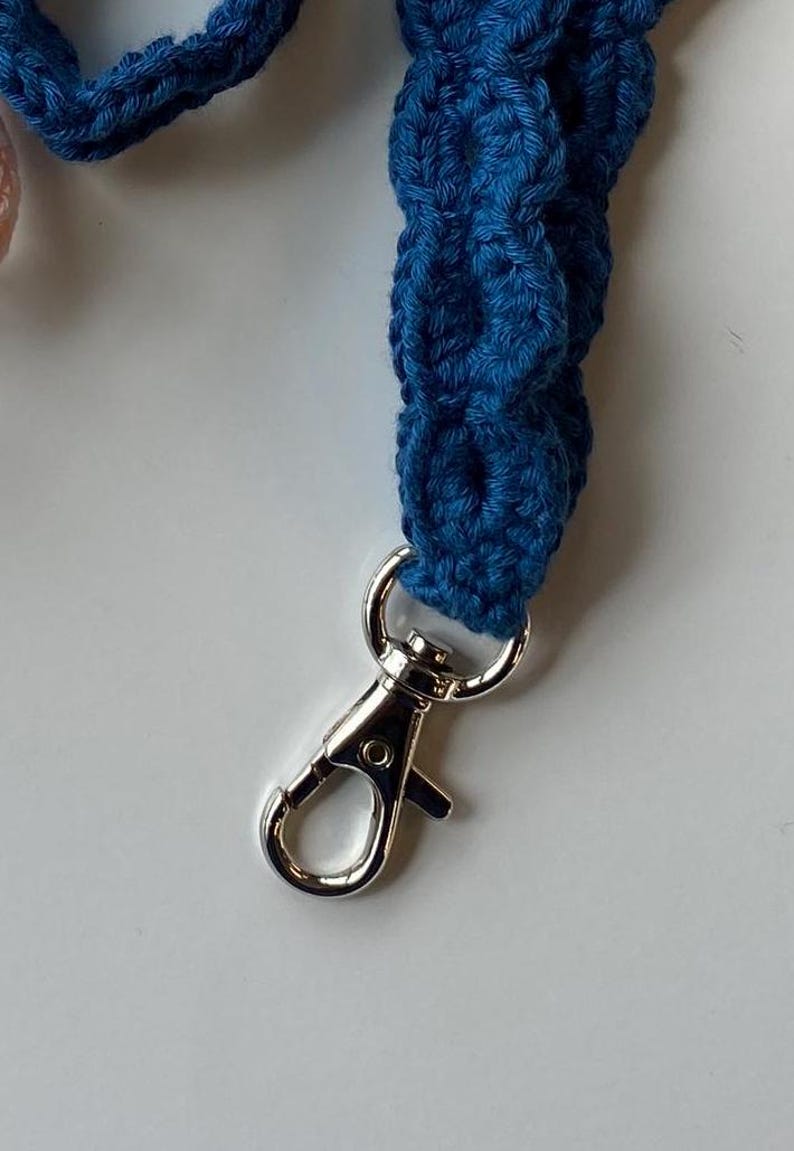 Crochet Lanyards | Crochet ID Badge Holder and Key Hanger - Etsy