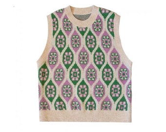 Multi Colored Vest - Etsy