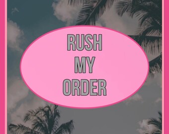 RUSH MY ORDER - Etsy