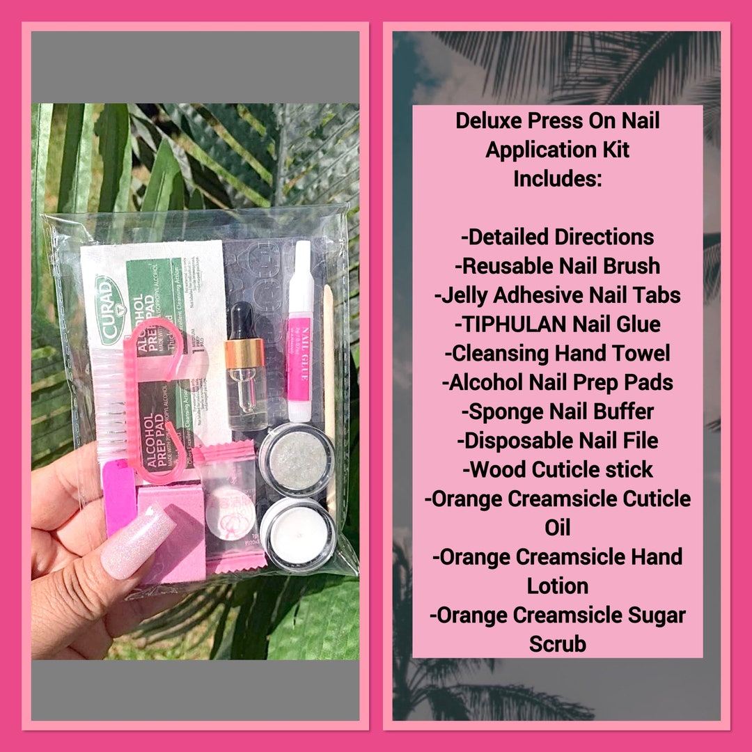 Press on Nail Application Kit Nail Application Kit Nail - Etsy