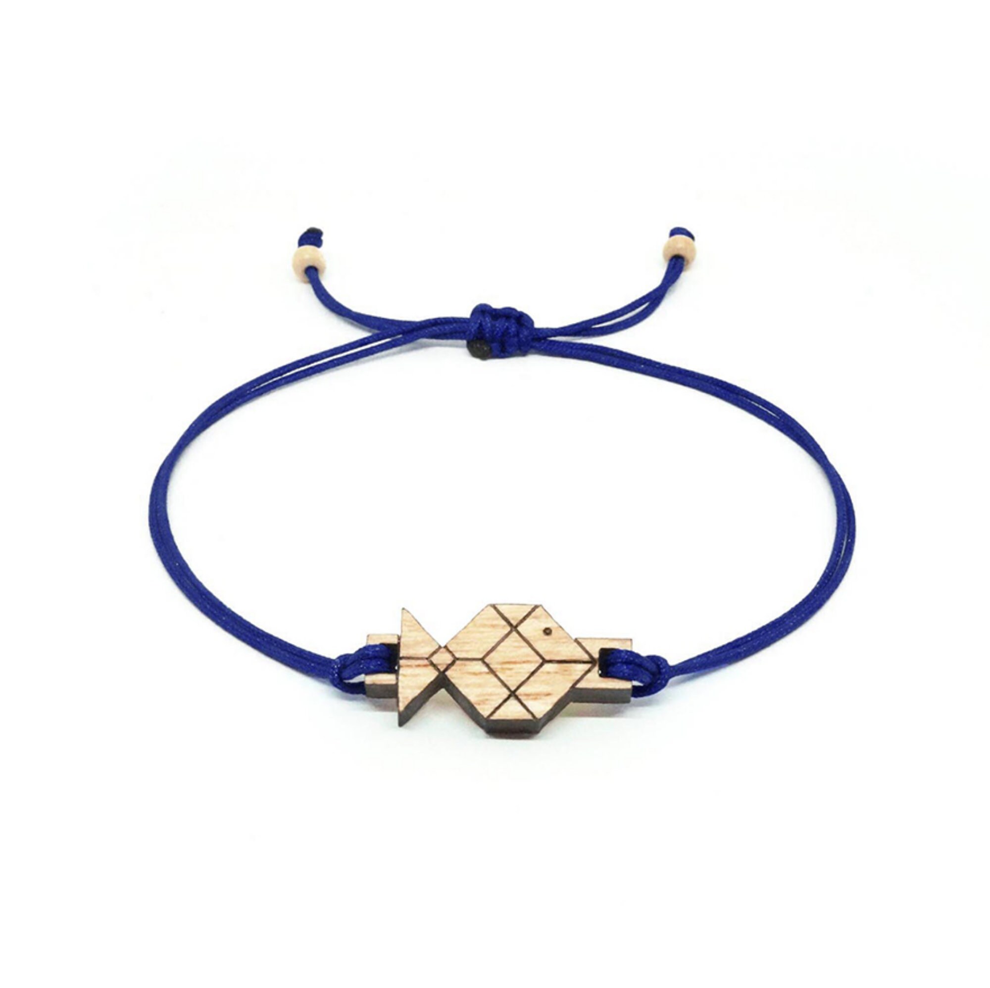 Origami Fish Bracelet, Unisex Wood Bracelet, For Him & Her, Fish Lovers ...