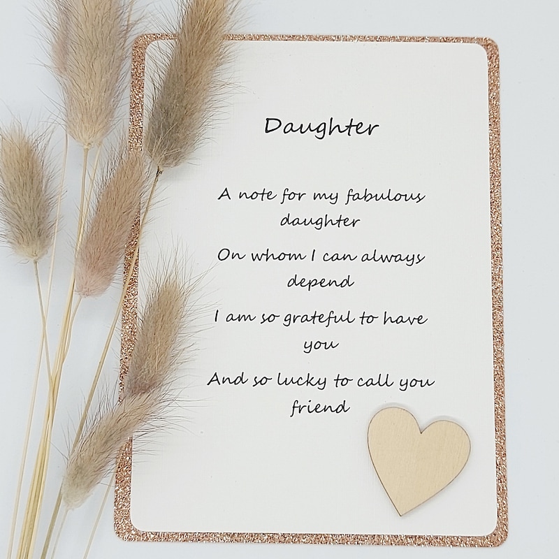 Card for Daughter - Etsy