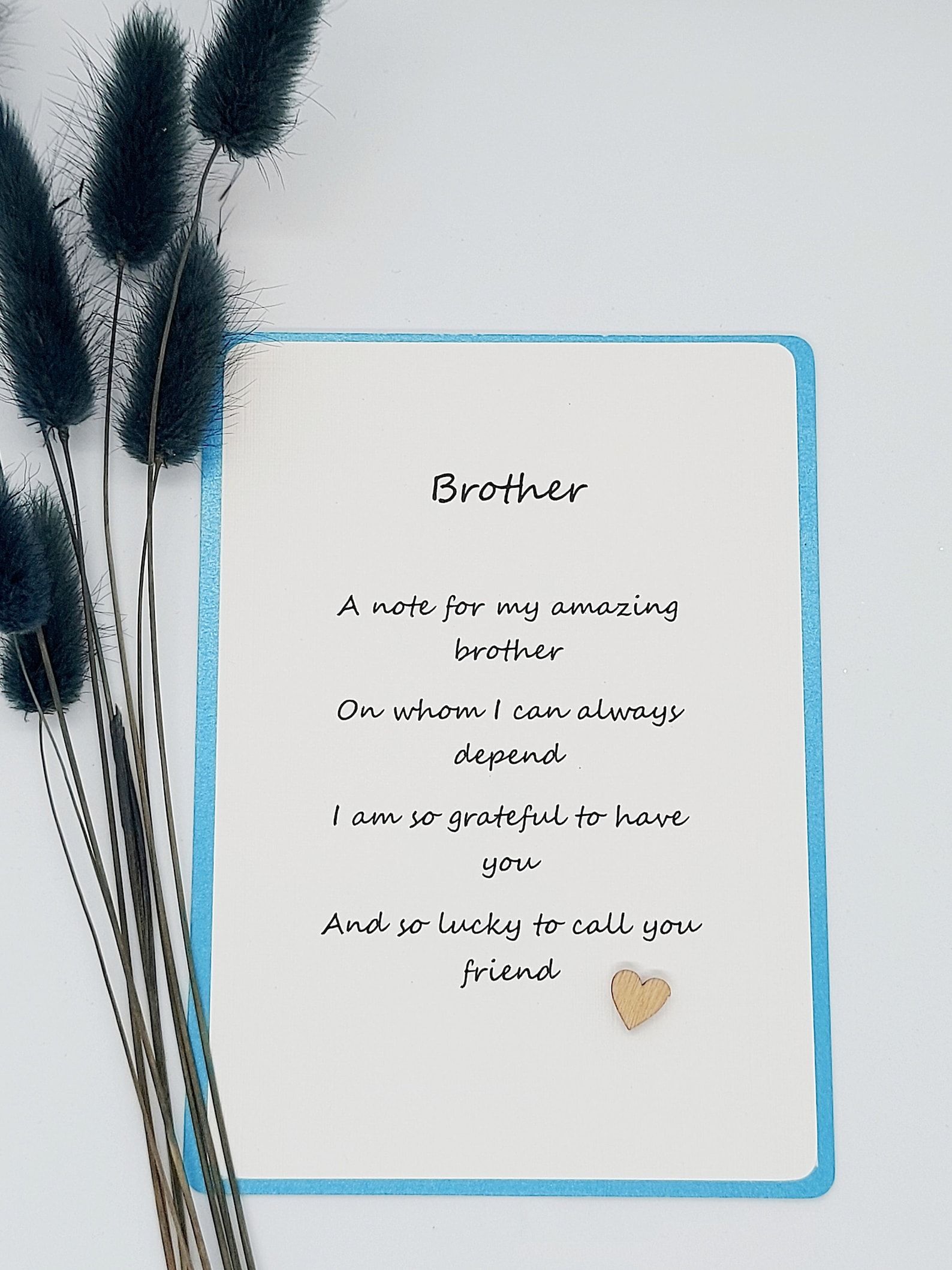 Brother Card/ Birthday Card for Brother/ Sentimental Keepsake - Etsy