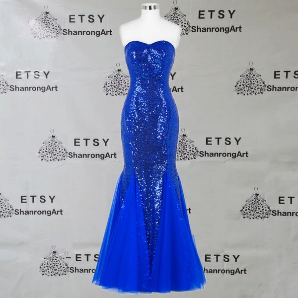 Strapless Purple Mermaid Bridesmaid Dress Long - Etsy