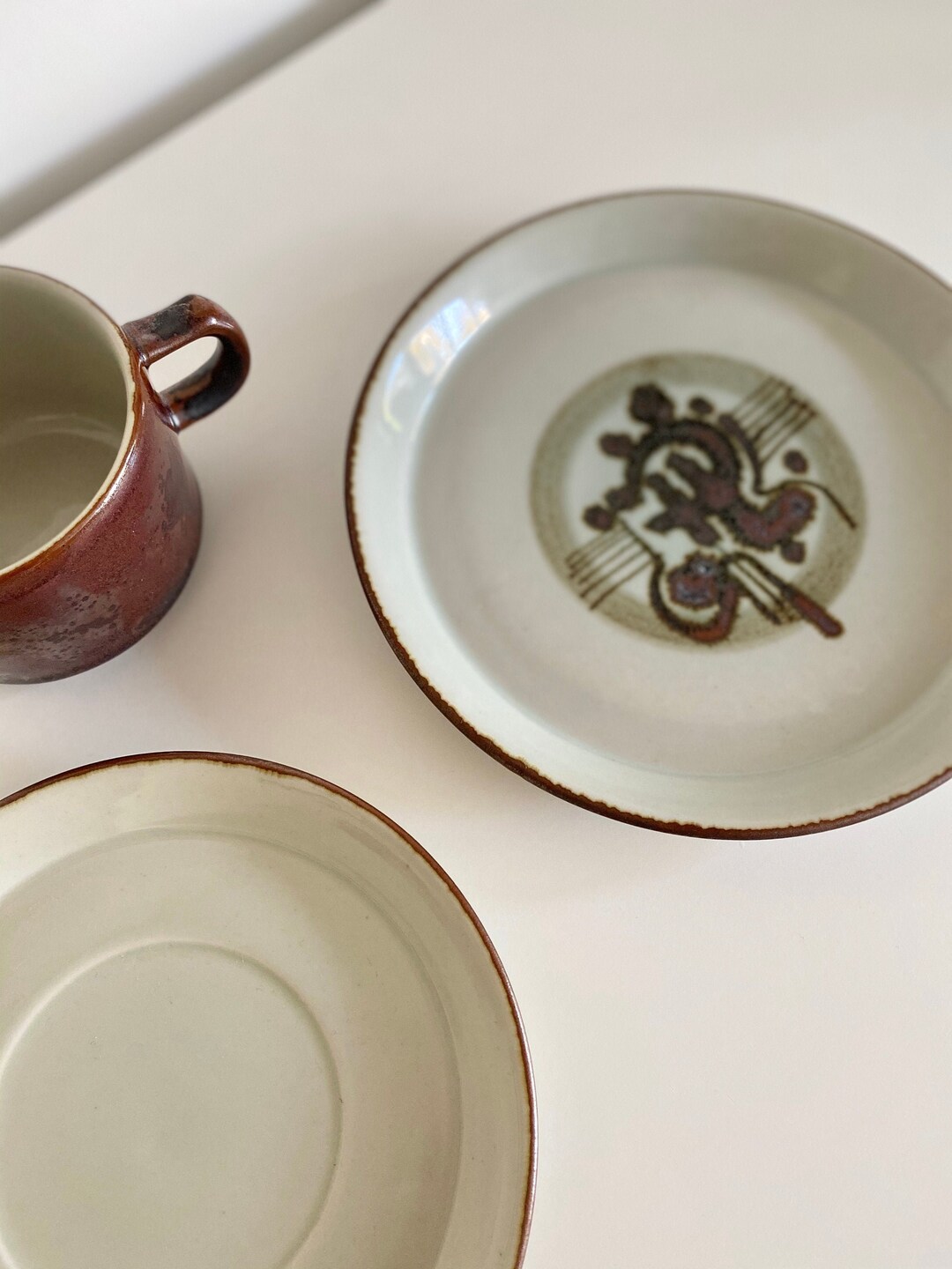 THULE Desiree Denmark | 3-piece Place Setting: Cup, Cake Plate, and ...