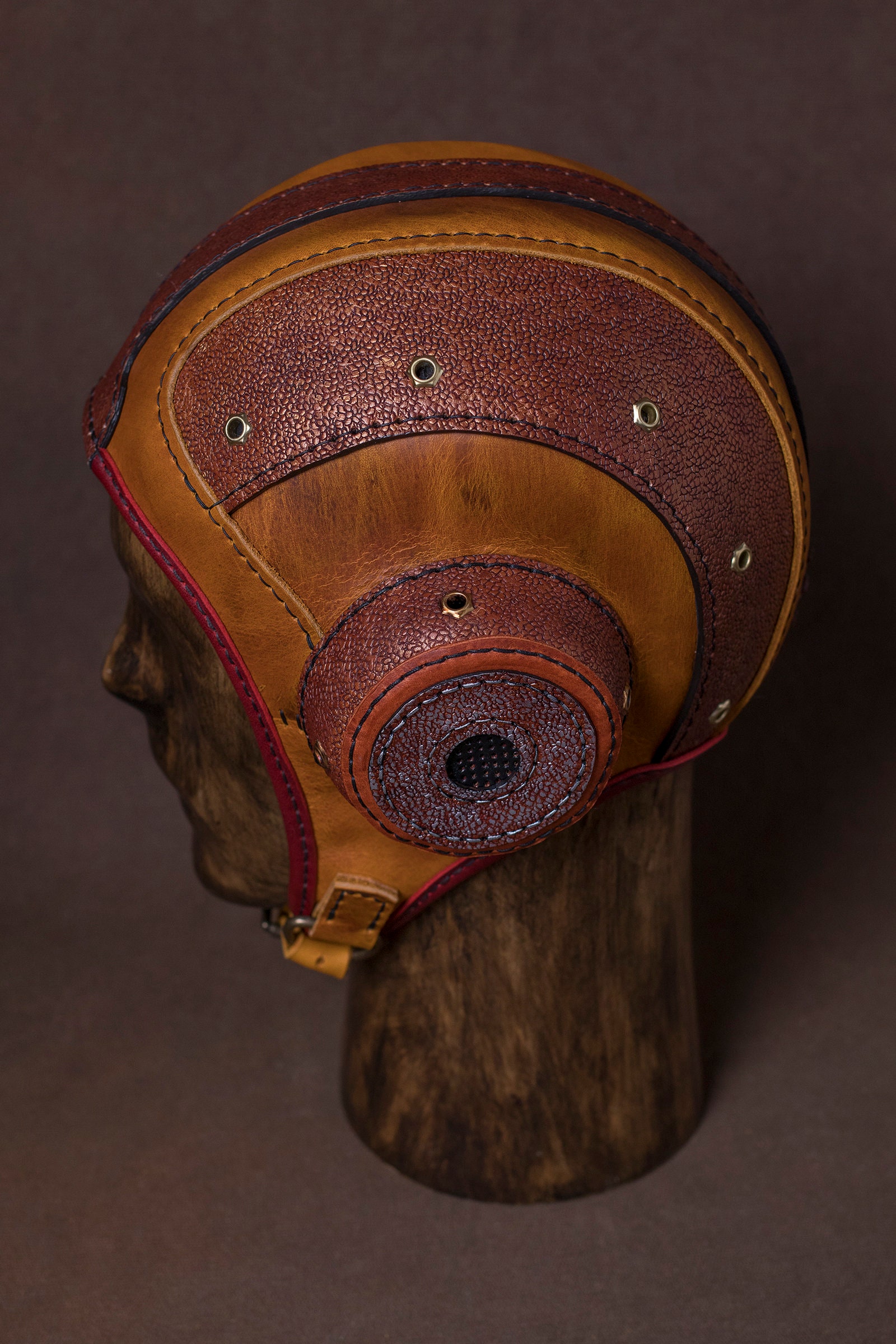 Steampunk Aviator Cap, Blade Runner Helmet, Leather Aviator Cap ...