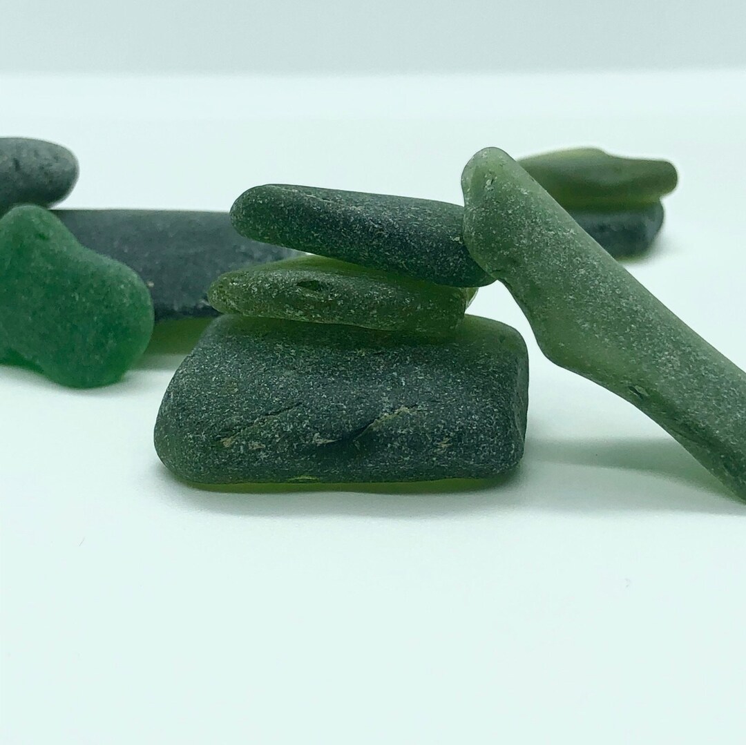 Vidrio verde del mar escocés - Etsy España