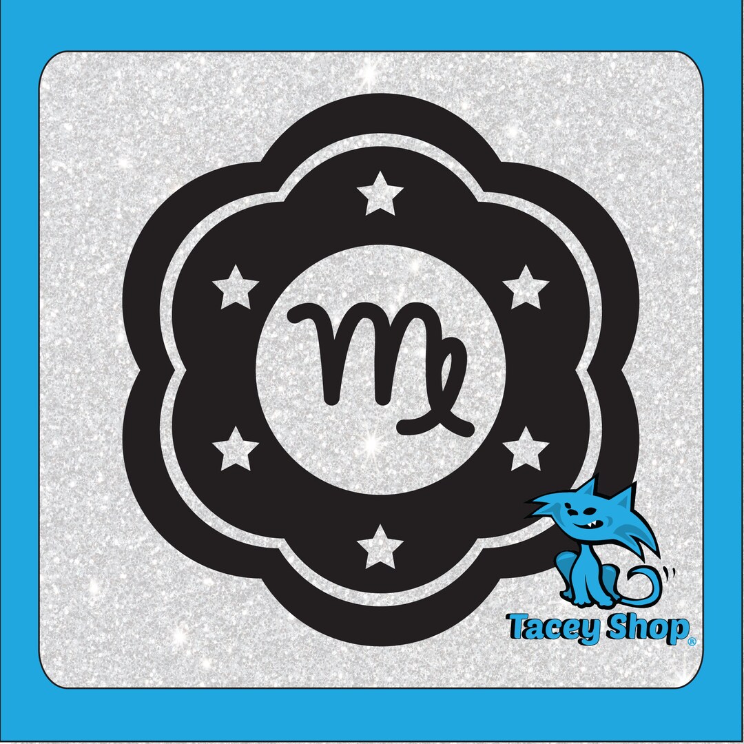 SVG Cut File Virgo Zodiac Sign Symbol Horoscope Sign Astrology for Use ...