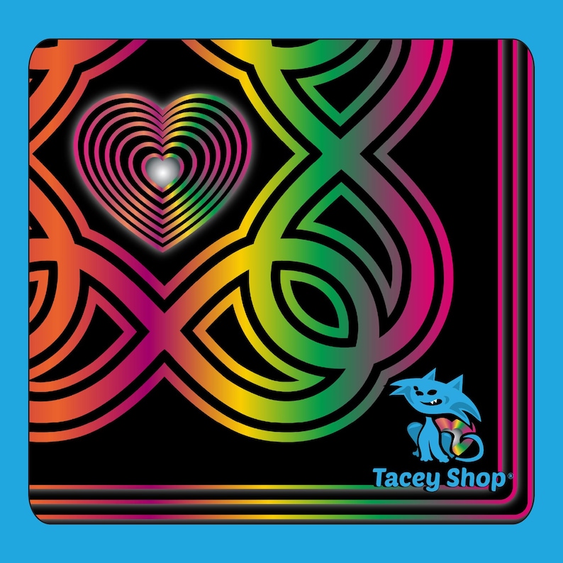 Rainbow Infinity Celtic Knot Heart PNG: Love and Unity Symbol Design ...