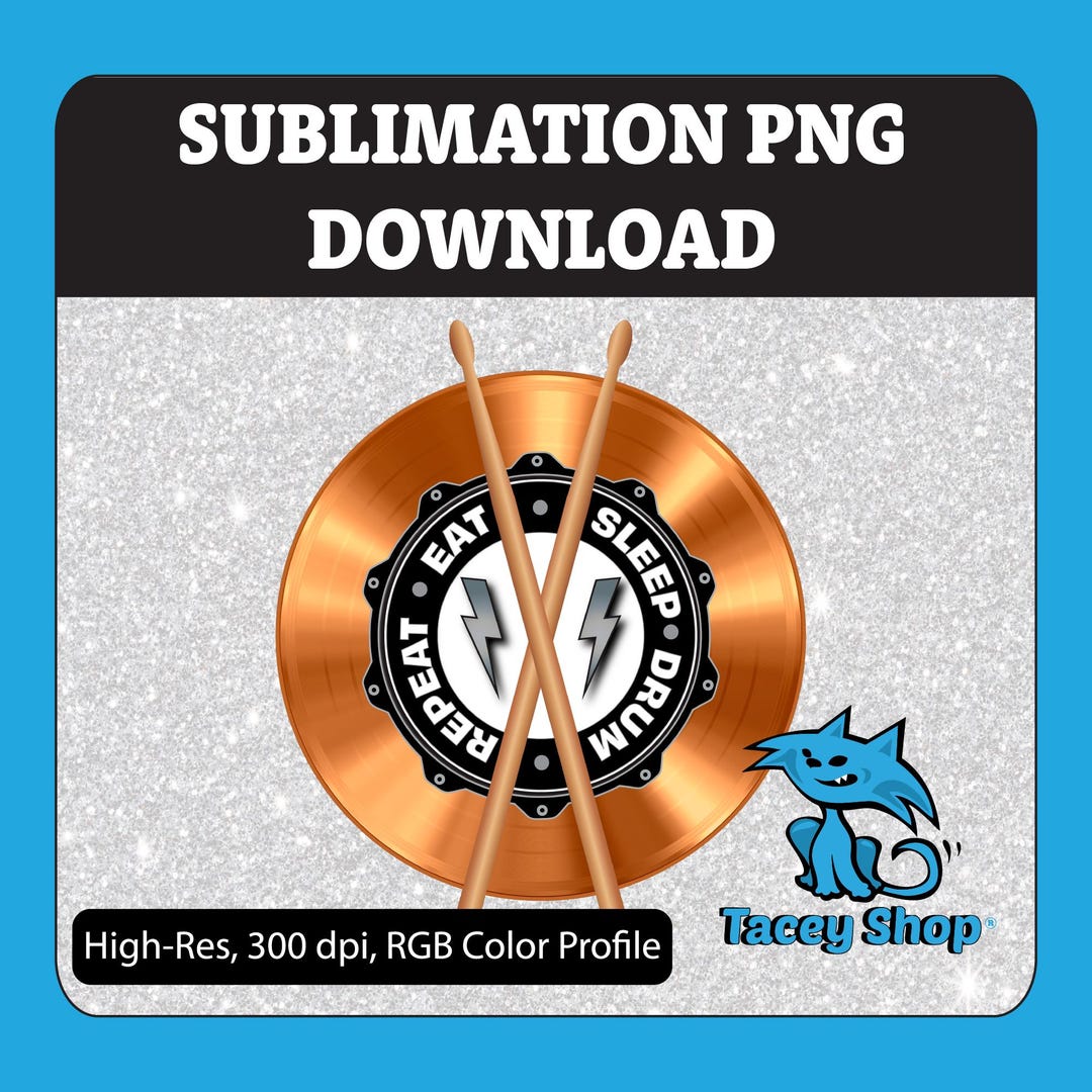 Eat Sleep Drum Repeat PNG, Drummer Sublimation Design, Band Musician ...