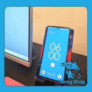 Personalized Phone Holder: Add Your Own Photo Small Business Logo or ...