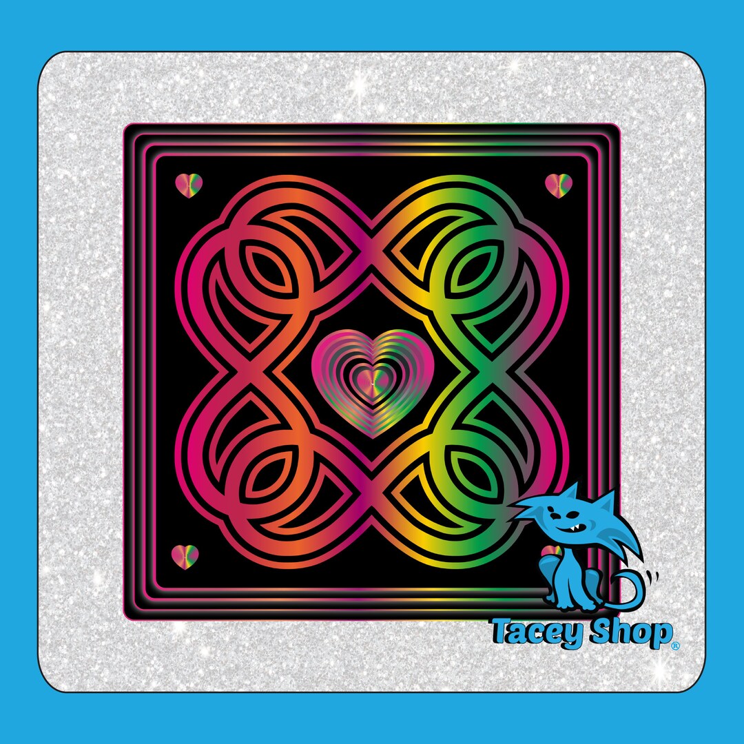 PNG, Infinity Symbol Heart Design for Sublimation or Regular Print DIY ...