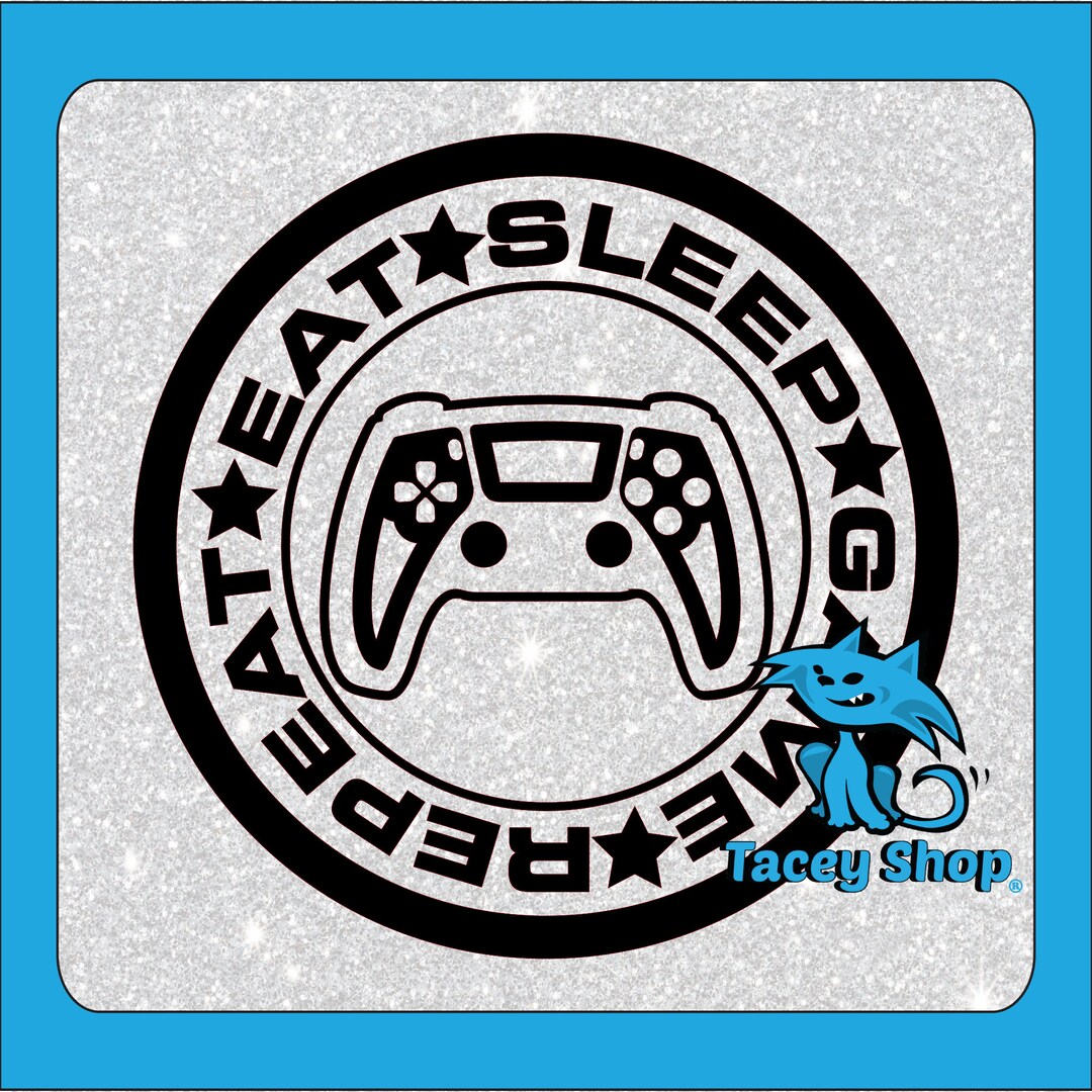 Eat Sleep Game Repeat SVG Cut File Gamer Video Game Console Controller ...