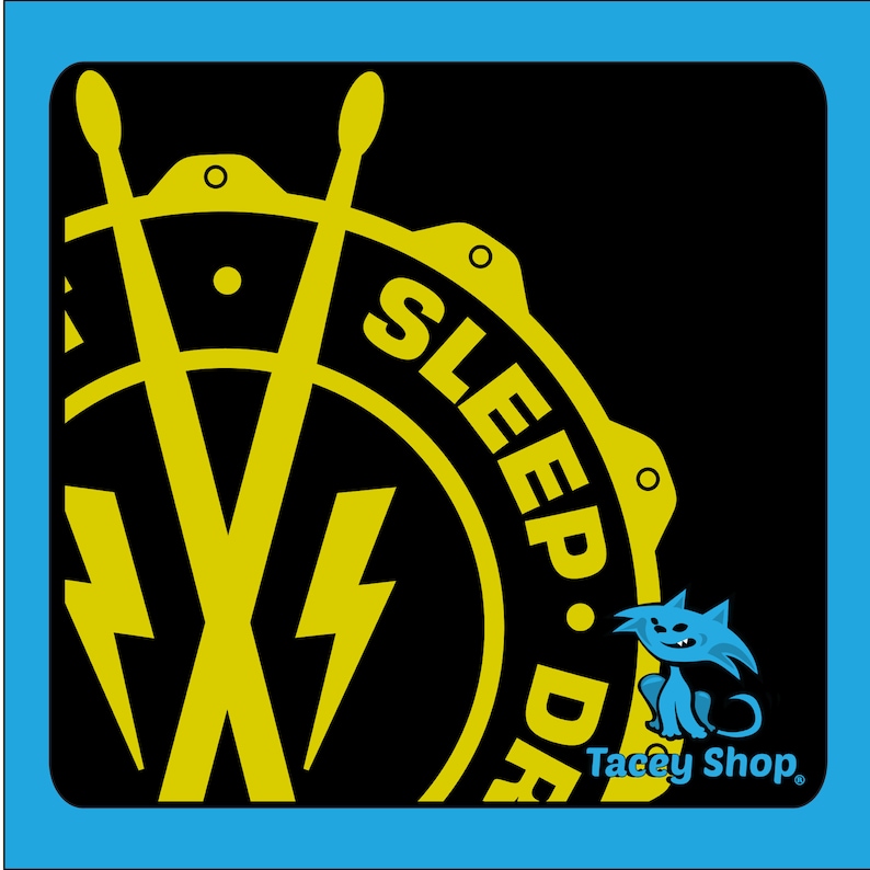 Eat Sleep Drum Repeat SVG • Drummer Cut File for Cricut & Silhouette - Etsy