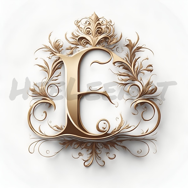E Monogram - Etsy