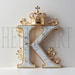 Digital Download Monogram K Letter With Crown, Royal Alphabet Initial ...
