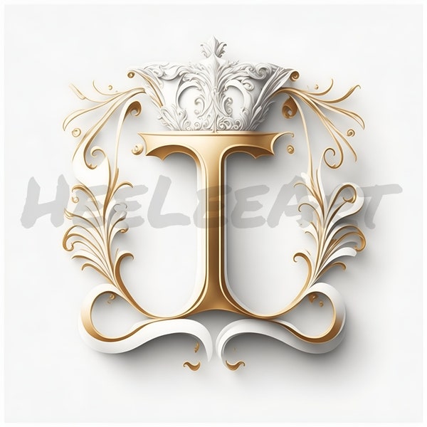 Letter T Crown - Etsy