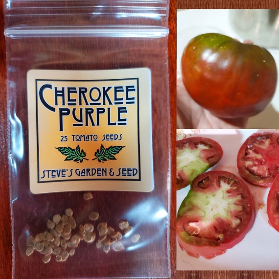 Cherokee Purple Tomato Seeds 25 Seeds Non-gmo Seeds - Etsy