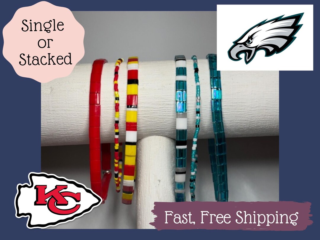 Football Team Bracelets-nfl Football Bracelets-football-super Bowl ...