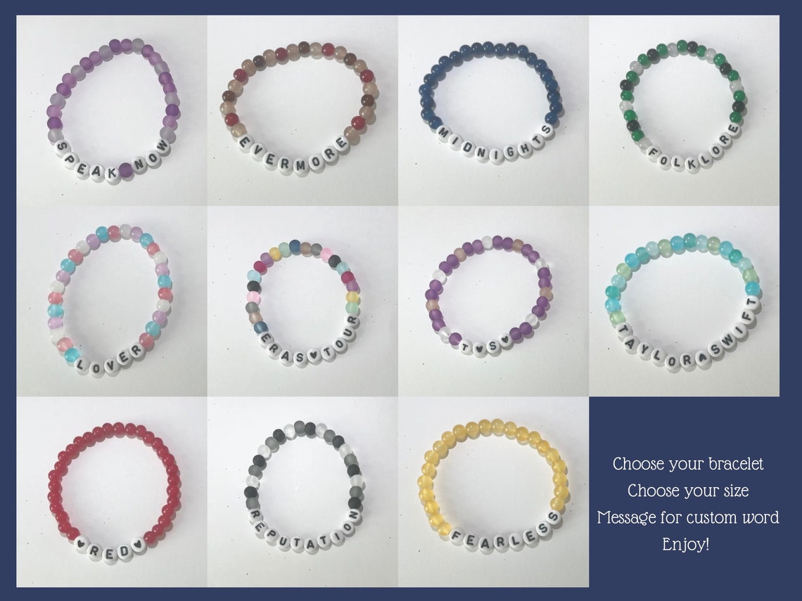 Taylor Swift Friendship Bracelet-eras Tour Bracelet-taylor - Etsy