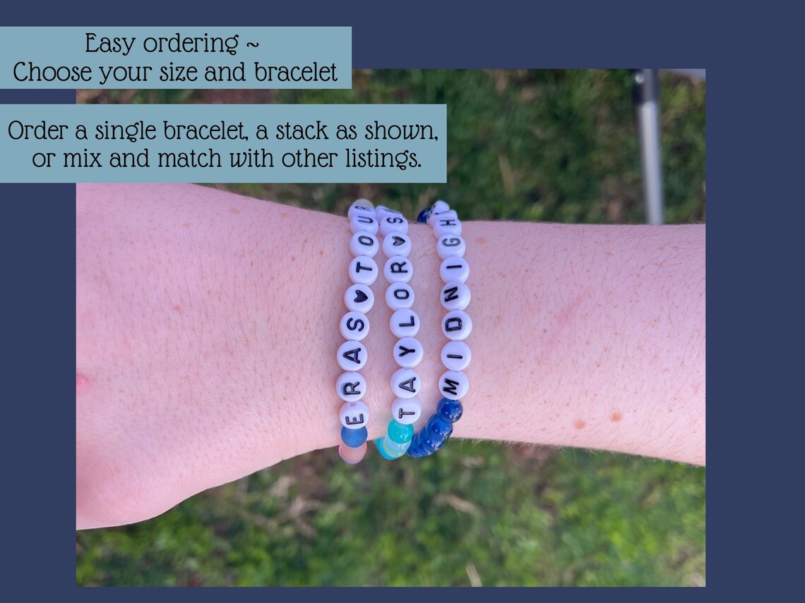Taylor Swift Friendship Bracelet-eras Tour Bracelet-taylor - Etsy