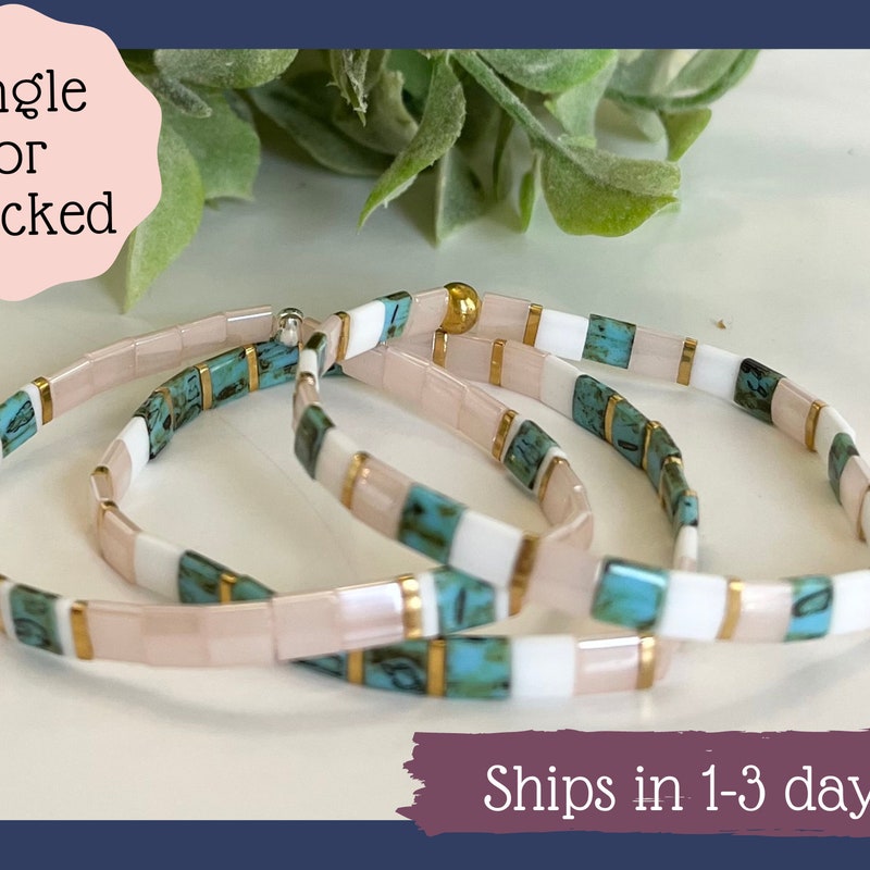 Tile Bracelet - Etsy