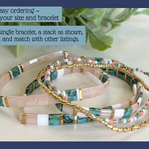 Tile Bracelet-bracelet for Women-bracelet Beaded-tile Beads-tila ...